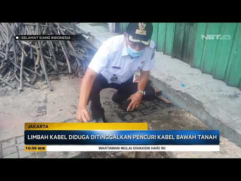 Petugas Temukan Limbah Kabel Saat Bersihkan Saluran Air Ibukota - SSI