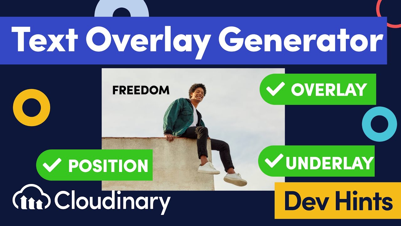 Text Overlay Generator with Cloudinary - Dev Hints
