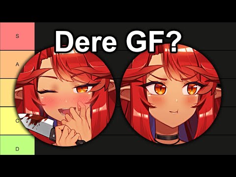 Which Dere Type Makes The Best GF Tierlist (Reaction)