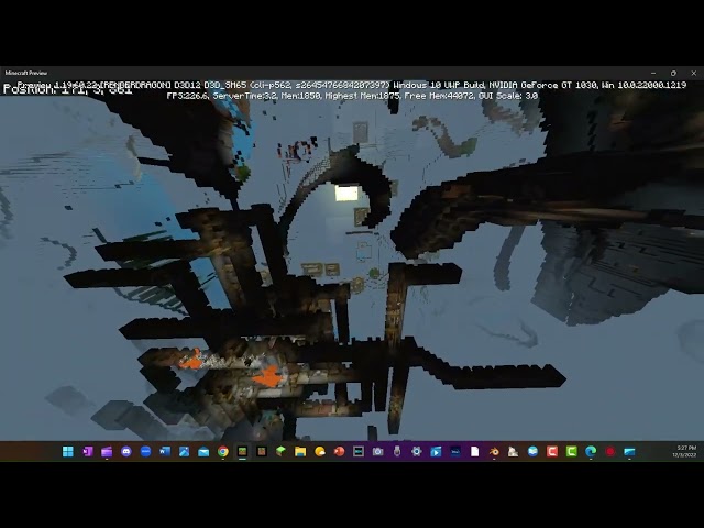 Speed run Minecraft Map