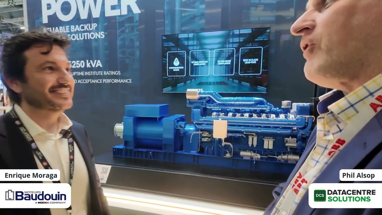 DCS talks to Moteurs Baudouin at DCW 2025 | Data Centre Solutions