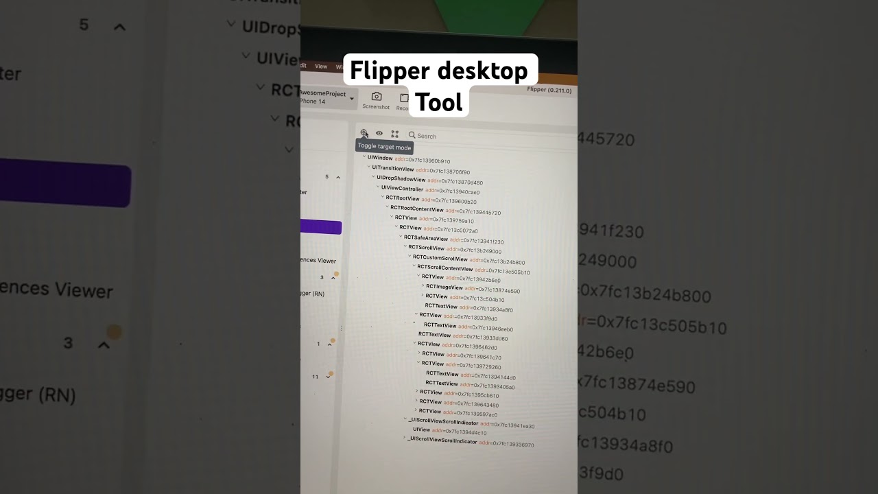 Explore flipper desktop tool for React Native development #reactnative
