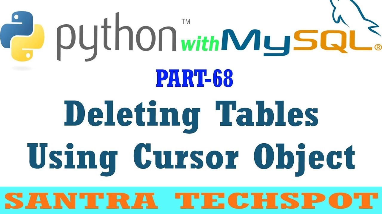 #68 | Deleting MySQL DataBase Tables Column Using Python | Python Tutorial in Tamil