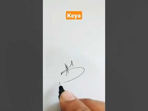 Keya Name Signature Request done