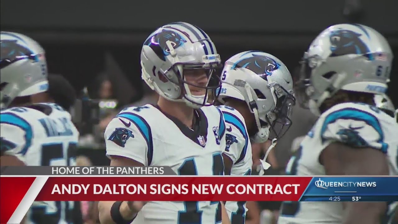 Andy Dalton signs new contract with Panthers