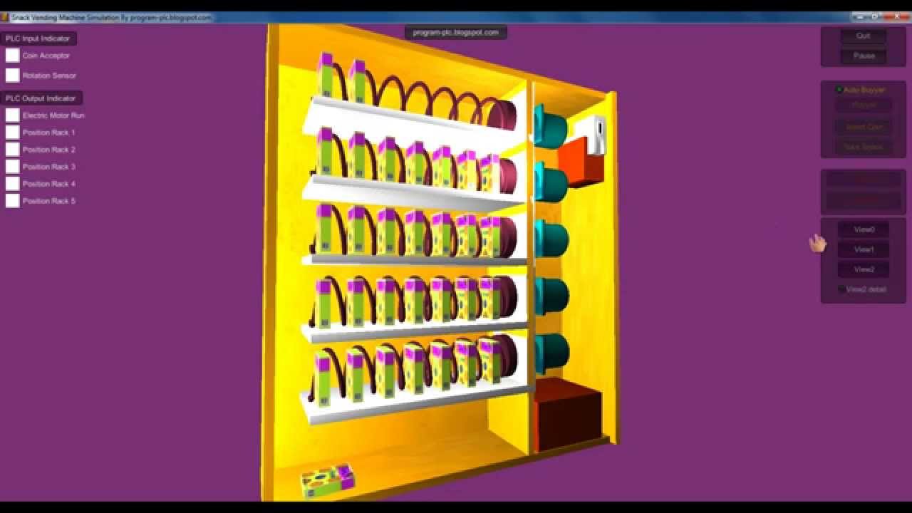 Snack Vending Machine Simulation