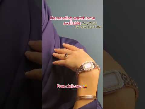 โ ๐ธโจ New Arrival โ Swarovski-Inspired Luxury Watch โจ | zeeshan syed pathan
