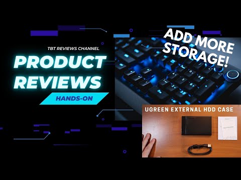 Ugreen external hard drive case review - quick and easy!