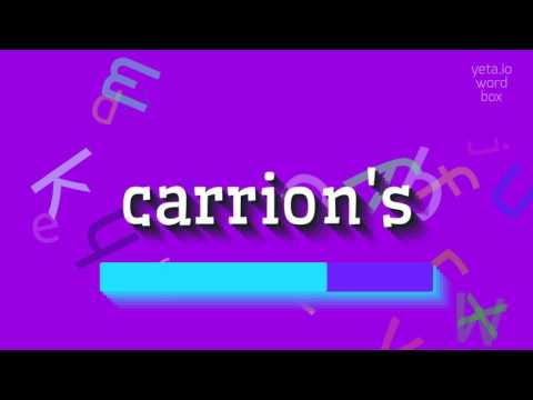 How to say "carrion's"! (High Quality Voices)