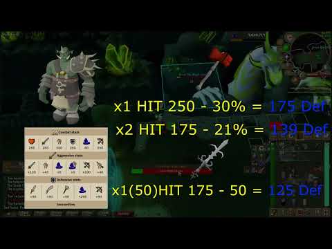 Bandos Godsword o Dragon Warhammer - Diferencias y Utilidades