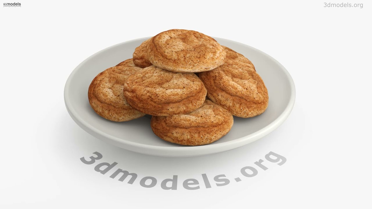 Snickerdoodles 3D model by 3DModels.org