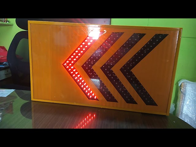 LED Solar Chevron Sign Board - LED Chevron Sign Board Manufacturer from ...