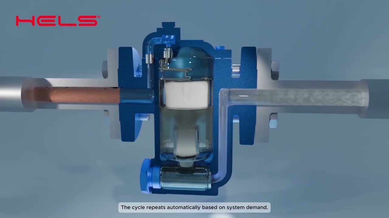 HTR12 INVERTED BUCKET STEAM TRAP OPERATING PRINCIPLE | #HELSINDUSTRIAL
