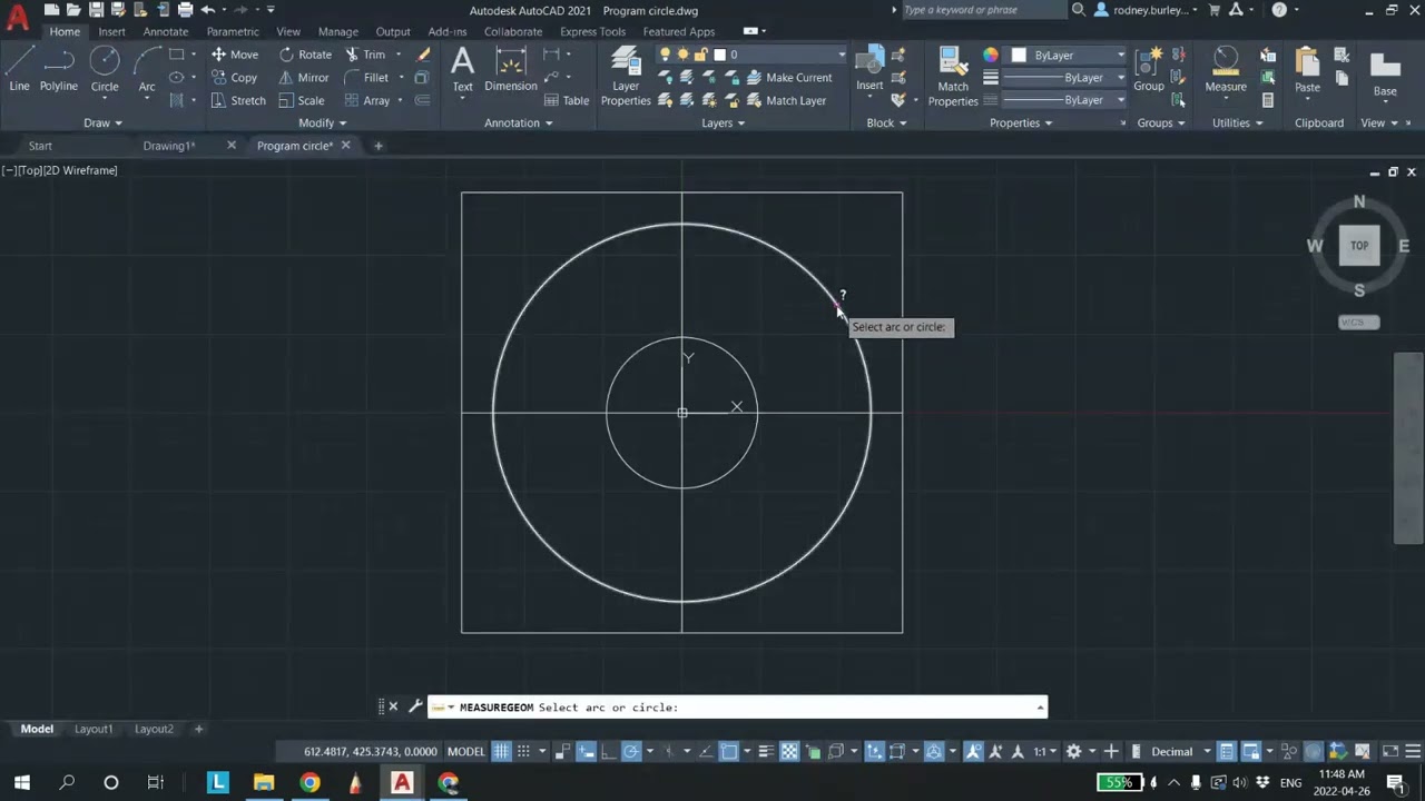 VEXcode VR   Drawing a circle - Block and Python