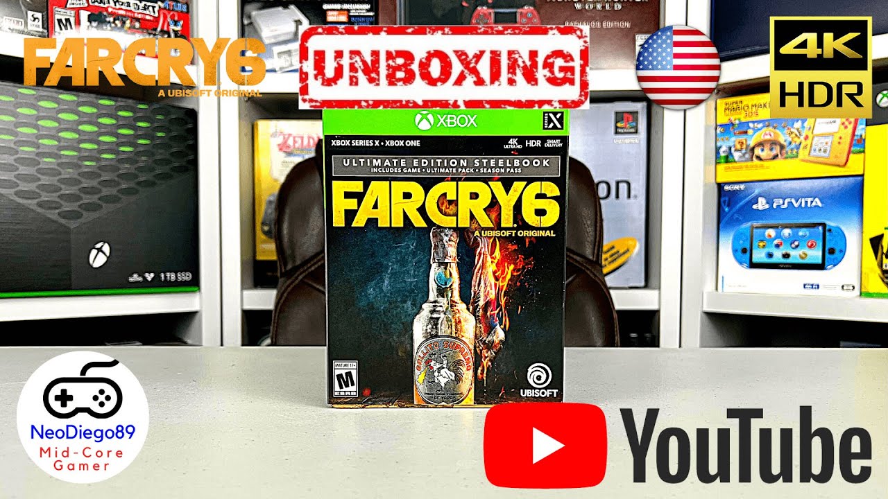 Farcry 6 Ultimate Edition [Xbox Series X] + Pre-order Bonus - Unboxing (English)