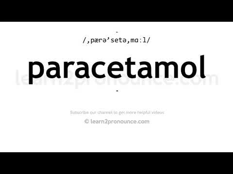 How to pronounce Paracetamol | English pronunciation
