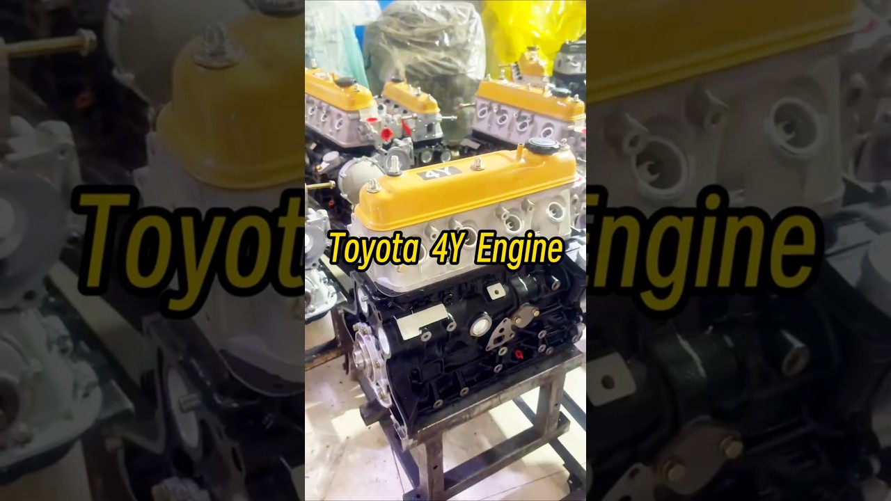 Toyota 4Y Engine Close-Up | Reliable 2.2L Power for Industrial & Commercial Use #toyota #4y #engine