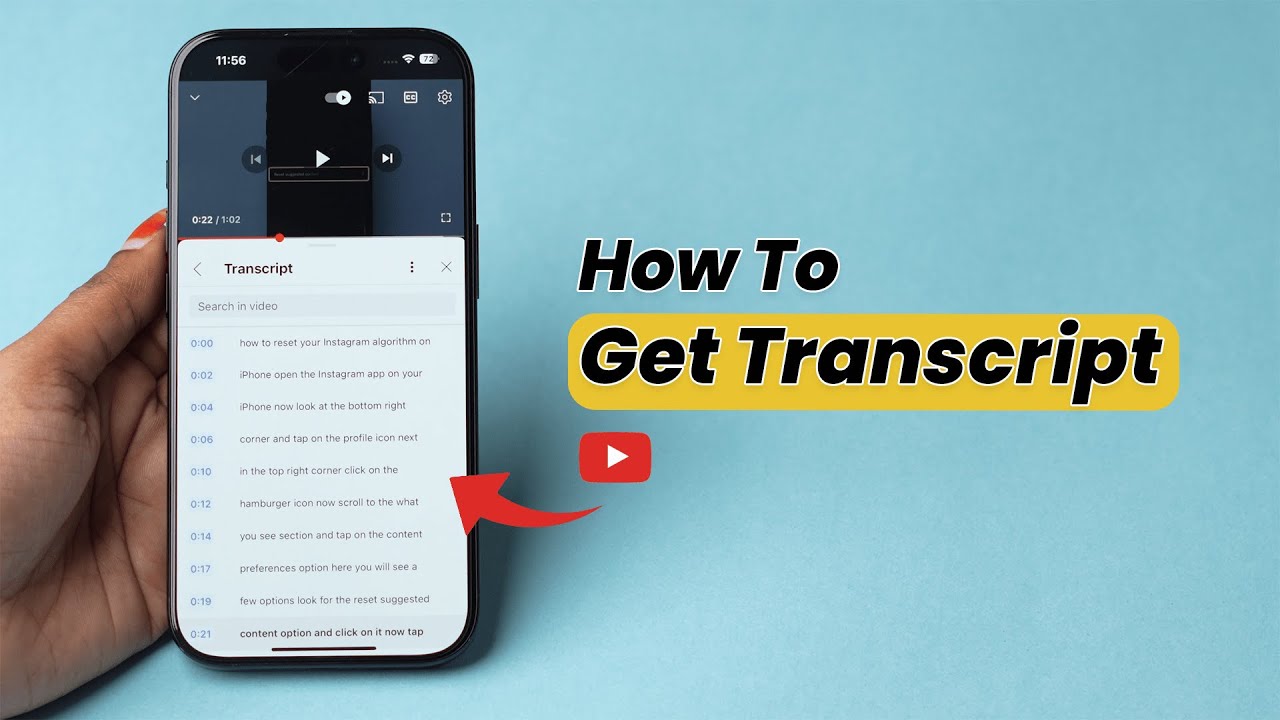 How To Get Transcript From YouTube Video?