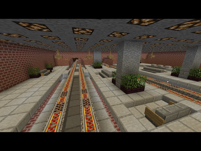 Fully Automatic Train Station with Cargo + DOWNLOAD Minecraft Map