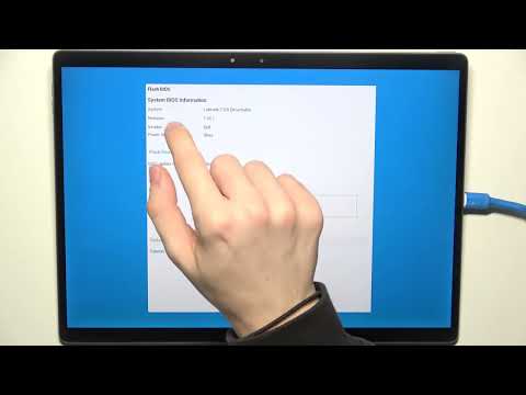 How to Update BIOS on DELL 7320 Detachable from USB File
