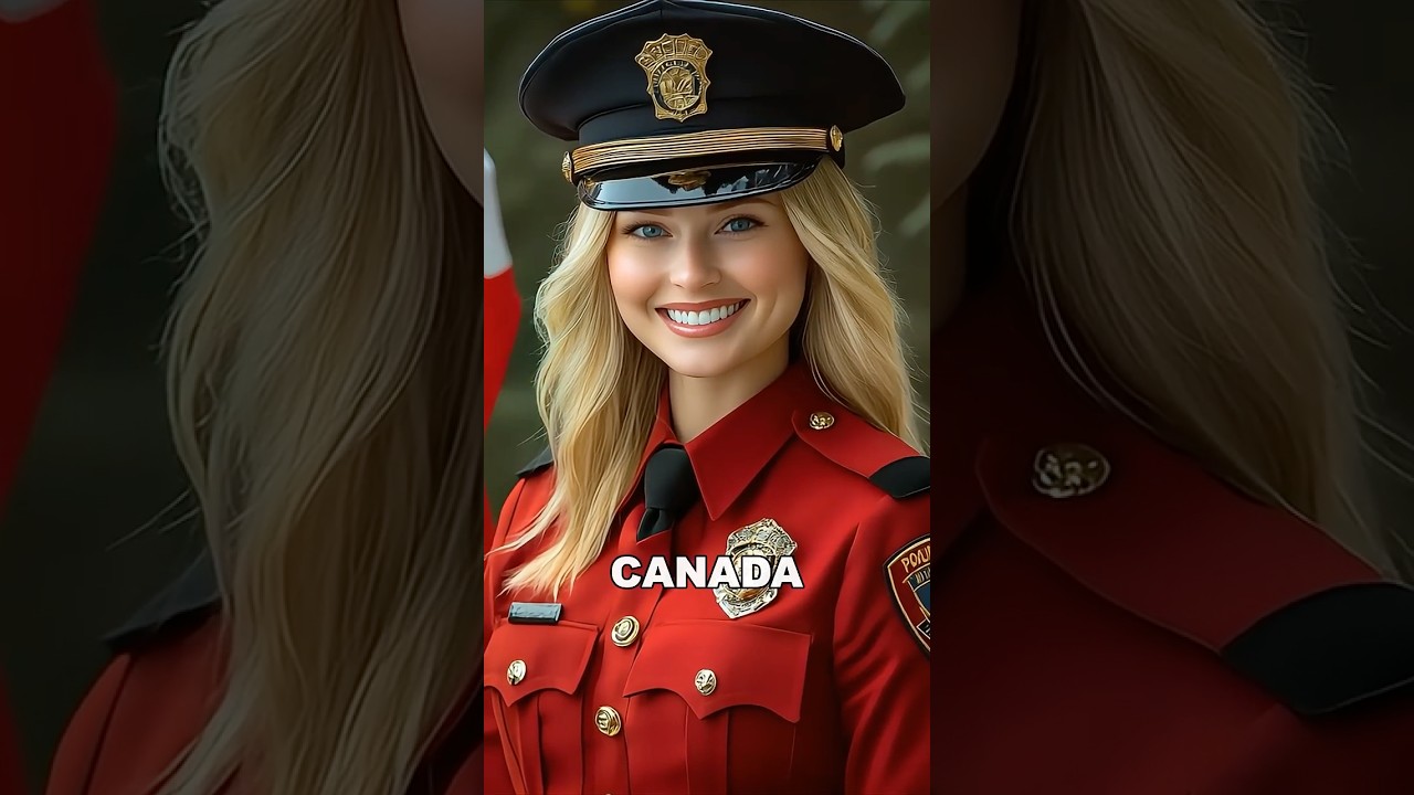 Stunning Female Police Officers from Around the World 🌍🚔 #Shorts #womeninuniform #aiart #aibeauty