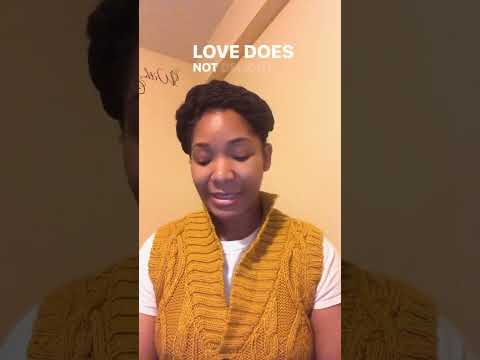 Love is Patient and Kind - 1 Corinthians 13:4-7 (NIV) #bibleverse #love #short
