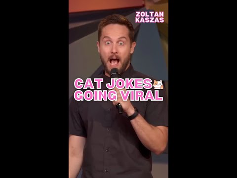 Cat Jokes Going Viral | Zoltan Kaszas #shorts #cats