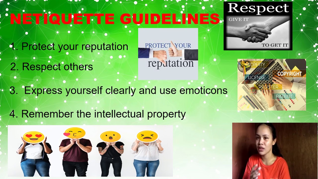 Netizenship And Netiquette In Online Communities - mga paksa