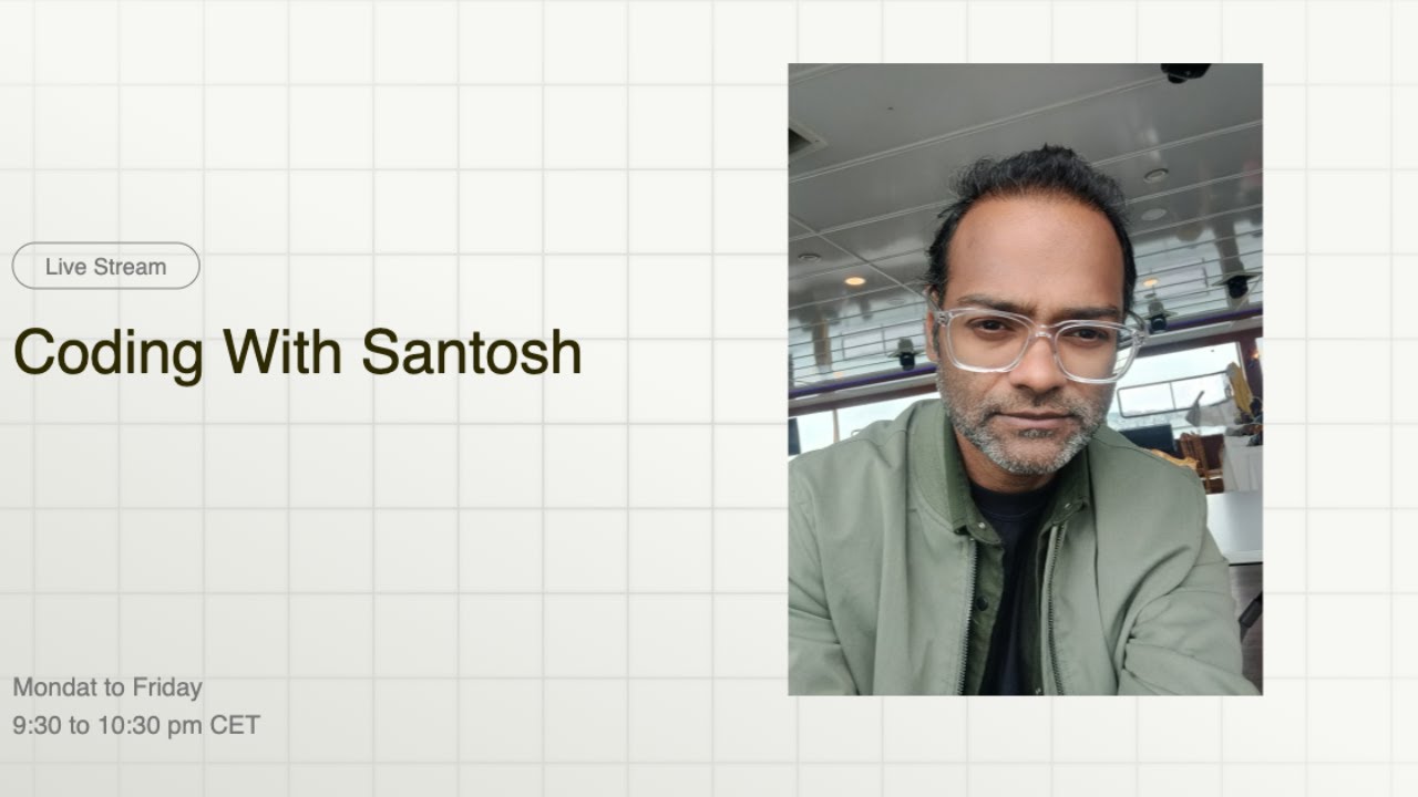 Coding with Santosh: Side Projects, Career Advice & Git Security