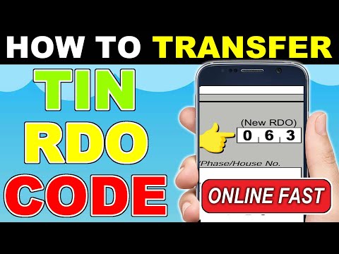 TIN RDO Transfer Online: How to transfer BIR RDO Code using Email 2024