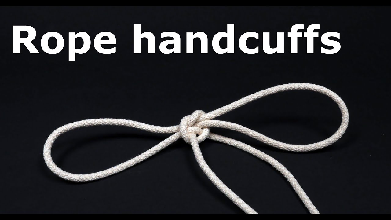 Rope restraints- rope handcuffs