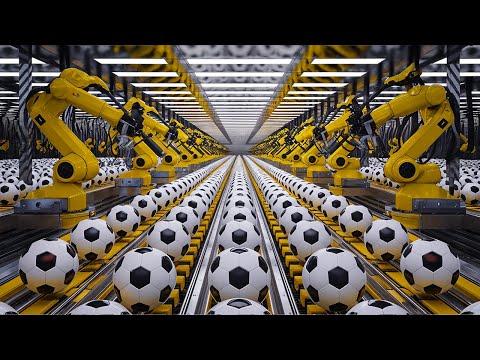 How Soccer Balls are Made - The SECRET Factory Process
