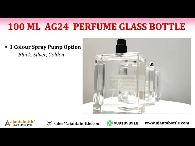 Perfume Glass Bottle - 100 ml AG24 Perfume Glass Bottle Trader - Wholesaler / Distributor from ...