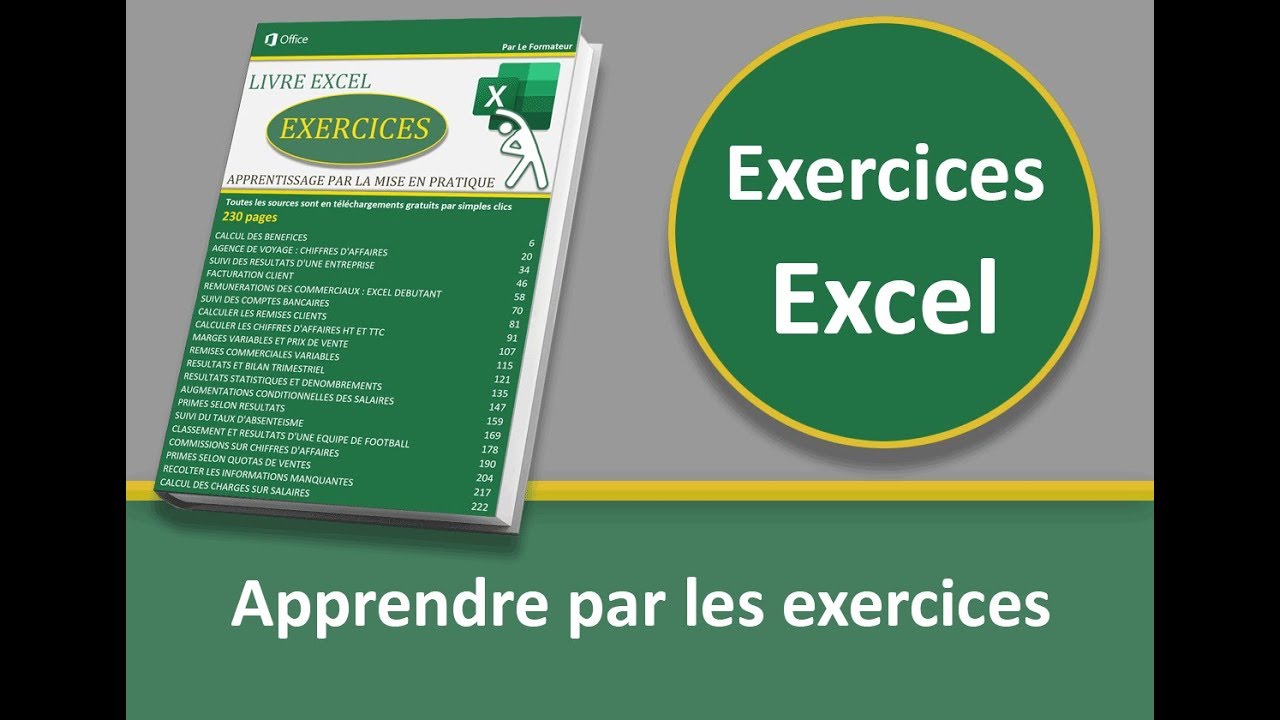 Le livre des exercices Excel