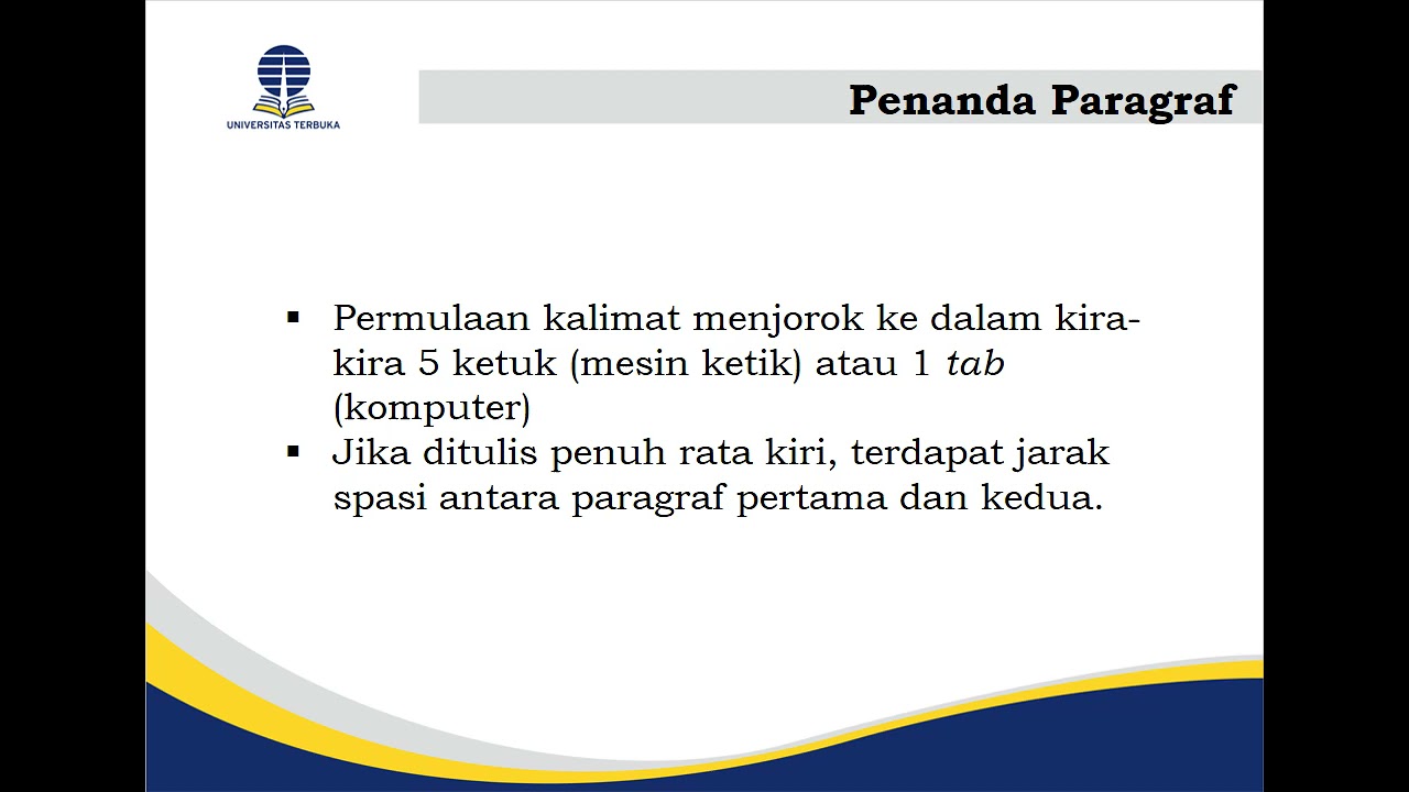 Keterampilan Menulis Modul 3 Paragraf