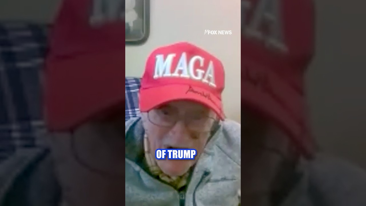 WWII Veteran inviting President Trump to his 104th birthday, gives advice to the “The Five” #shorts
