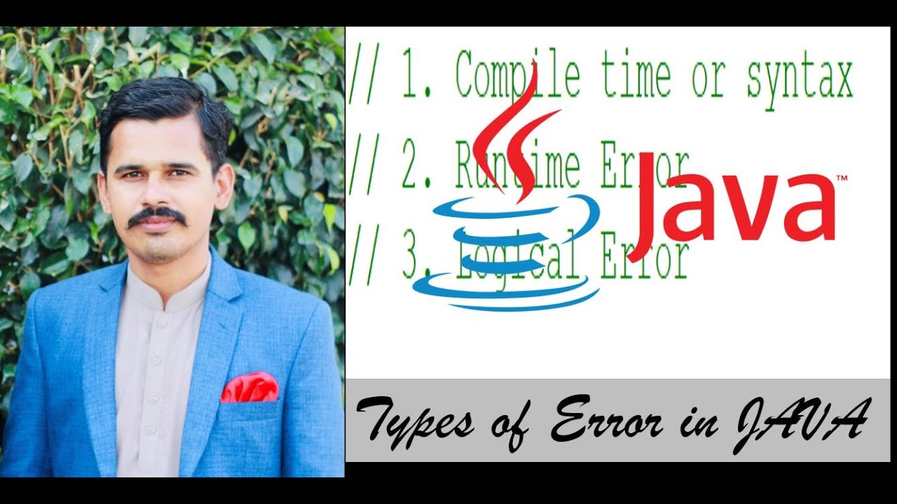 Error Types in JAVA | Java Tutorial | Applications based video | JAVA Hacks