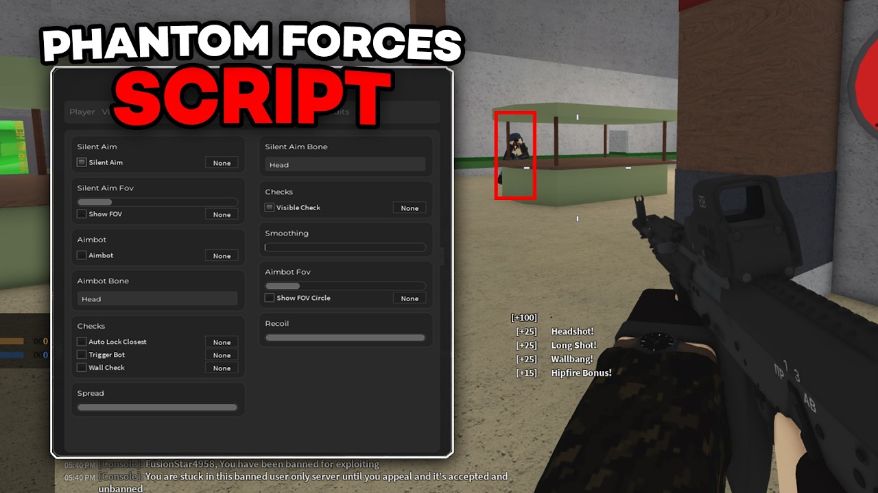 [FREE] Phantom Forces Script | Silent Aim, Aimbot, Player ESP, Wallbang | PC & MOBILE