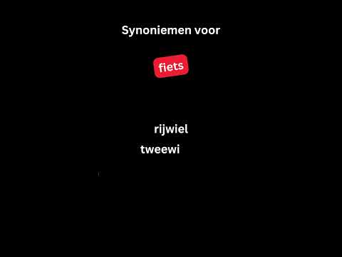 Synoniemen voor fiets