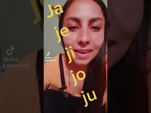 Letter J j, vowel pronunciation in spanish #spanish #spanishlessons