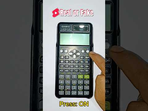 How to check original Casio fx-991 es plus calculator (2nd edition)