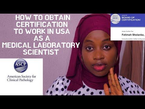 How to obtain certification to work in the United States as a Medical Laboratory Scientist | ASCP