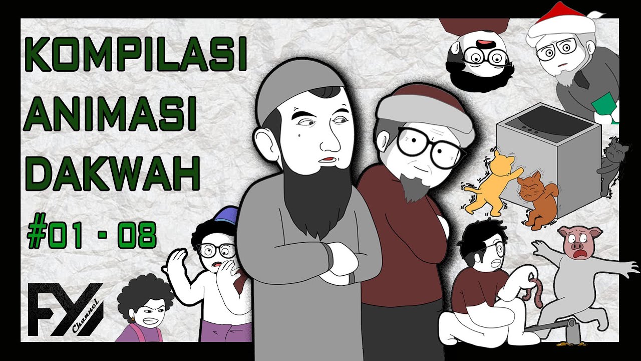 Kompilasi Animasi Dakwah #01-08 |  FaridYusuff Channel  #uai #uas #dakwah #fyp #shorts