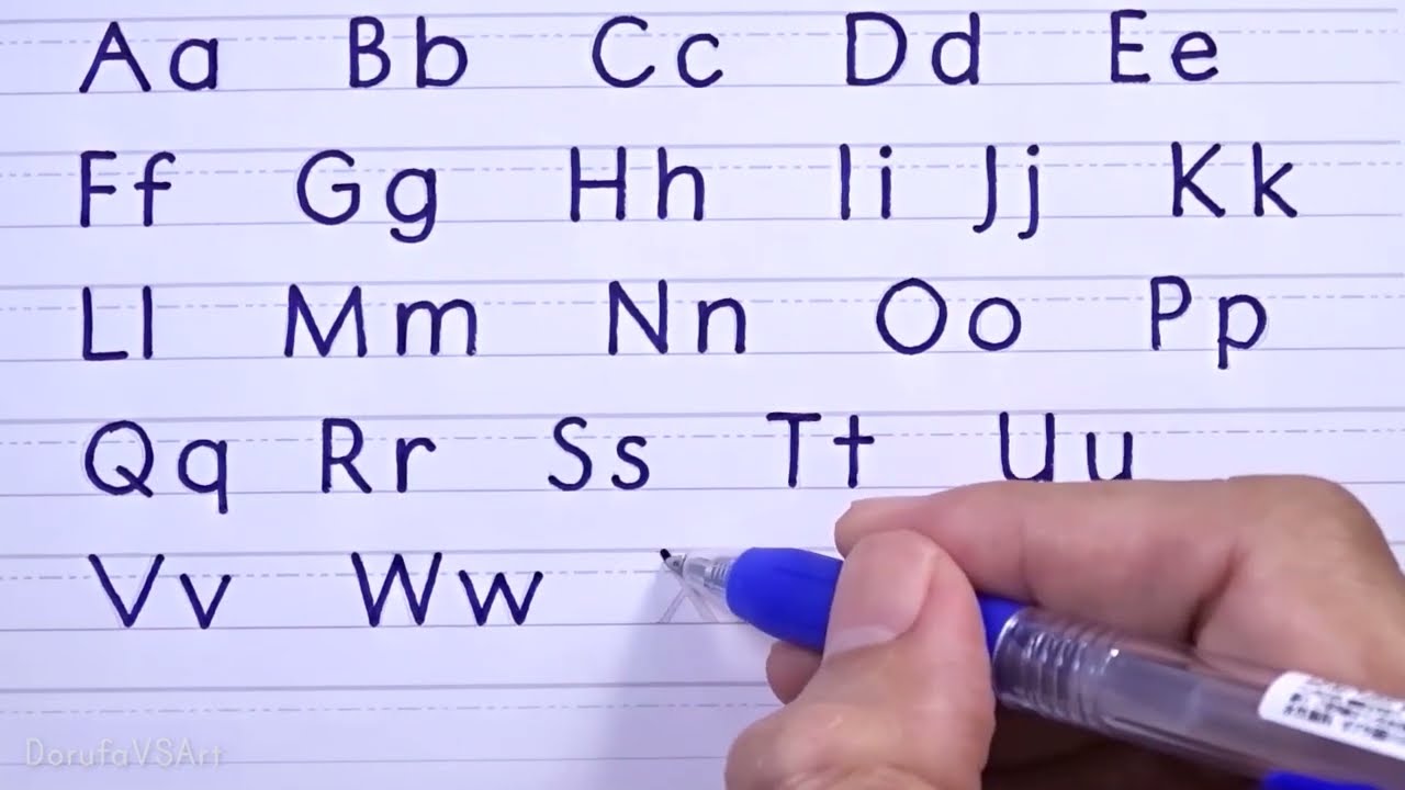 Handwriting Practice for Beginners | How to Write in Print Handwriting Letters