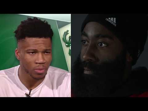 Giannis Reacting to James Harden trash-talking with 'no skill at all' comment