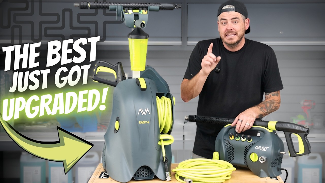 BEST PRESSURE WASHER for HOME and CARS! AVA Pressure Washers UPGRADED!