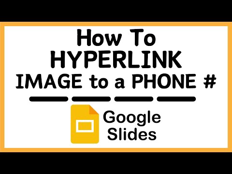 How To Hyperlink Text To A Phone Number In Google Slides | PC | 👍 (Step-by-Step Tutorial)