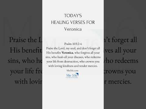 Veronica's Healing Scripture #shorts