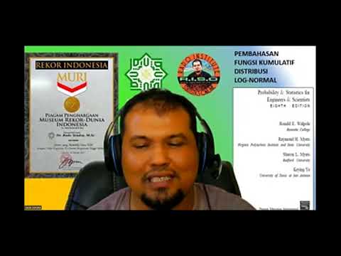 FUNGSI DISTRIBUSI KUMULATIF LOG NORMAL