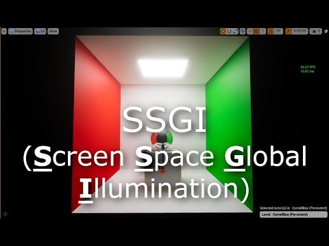 Screen Space Global Illumination (SSGI) - FX - Epic Developer Community Forums